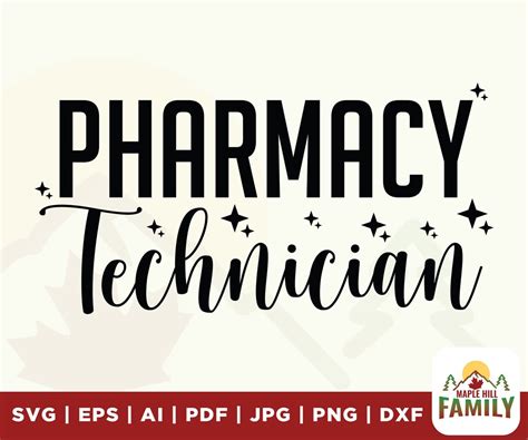 Pharmacy Technician Svg Pharmacy Shirt Svg Pharmacy Tech Svg Shirt
