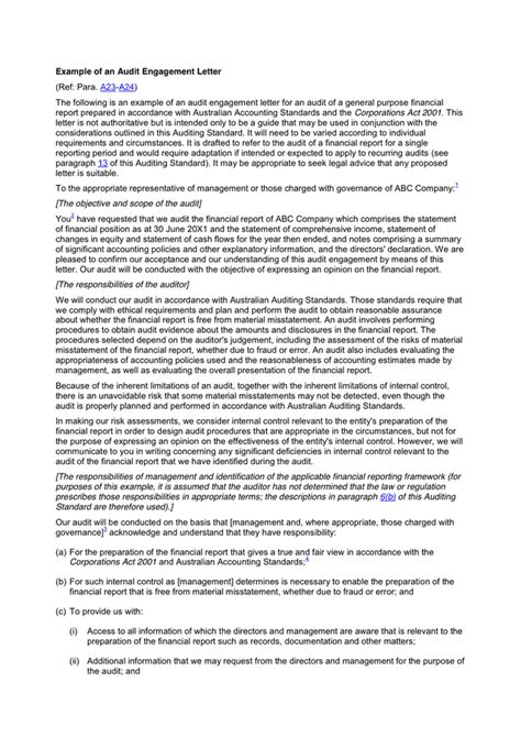 Accounting Engagement Letter Template Collection Letter Template