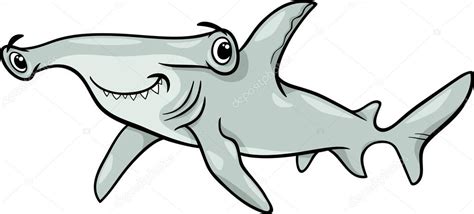 Explosivos tierra principal Increíble dibujos de tiburones martillo