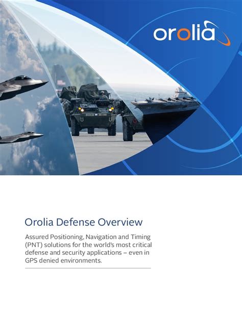 Defense Overview Brochure Safran Navigation Timing