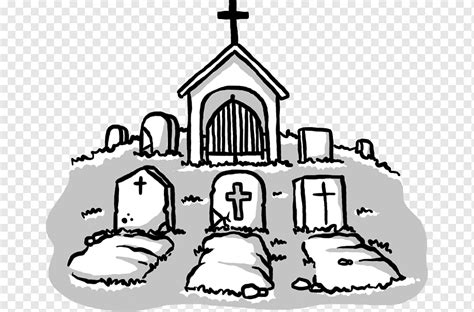 Dibujos Animados De Cementerio