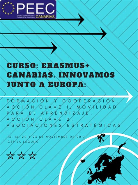 CURSO ERASMUS CANARIAS INNOVAMOS JUNTO A EUROPA FORMACIÓN Y
