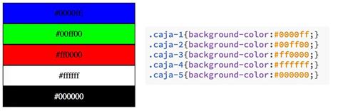Colores Css