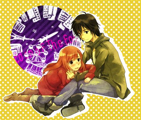 Morimi Saki And Takizawa Akira Higashi No Eden Drawn By Takana Nanao
