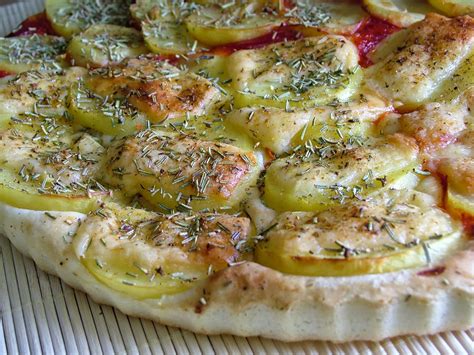 Smak Zdrowia Pizza Z Ziemniakami I Rozmarynem