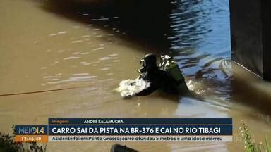 Meio Dia Paraná Maringá Mulher morre afogada após carro cair de