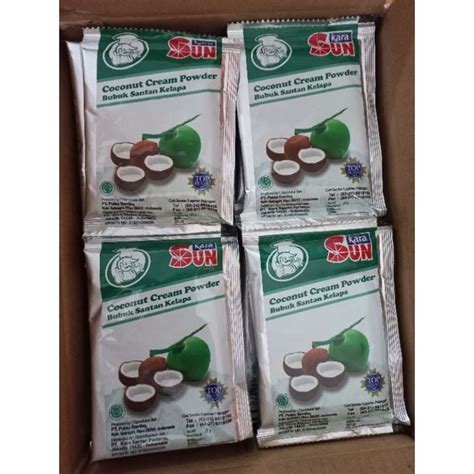 Jual Coconut Cream Powder KARA Santan Kelapa Bubuk 1 DUS Shopee