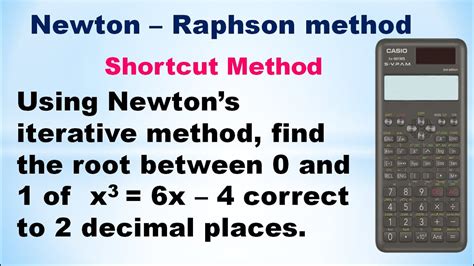 snm ma3251 unit 3 newton raphson method find the root between 0 and 1 of x 3 6x 4