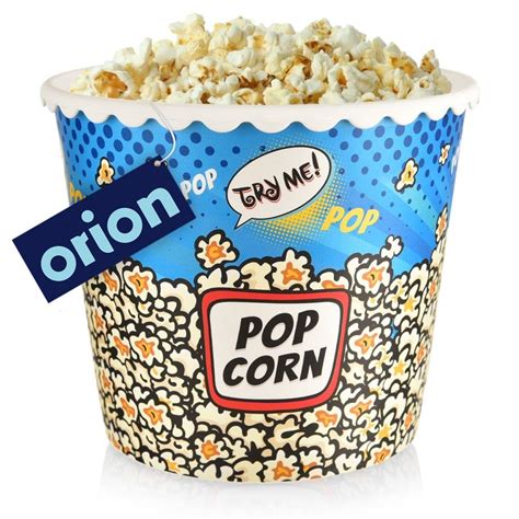 Pojemnik Na Popcorn I Chipsy Pudełko Miska Kubełek Plastikowy 2 3 L
