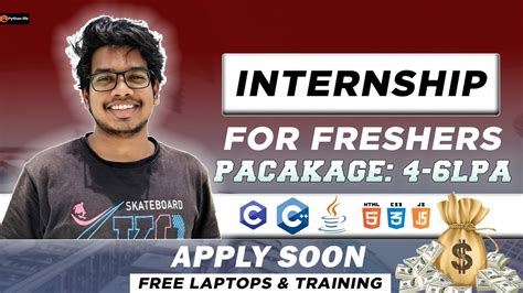 Internship For Freshers Software Intern IT Intern For Freshers