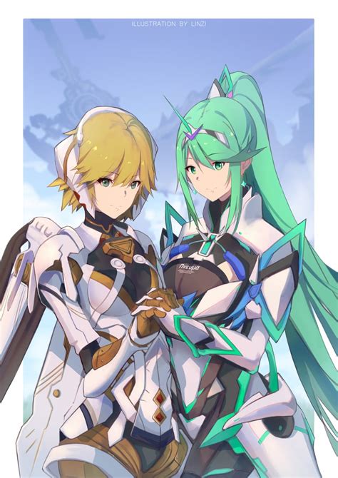 Pneuma Fiora And Mecha Fiora Xenoblade Chronicles And More Drawn