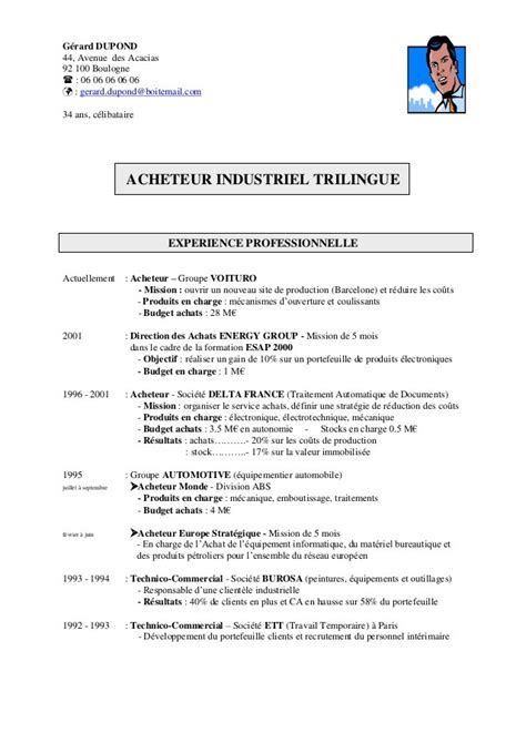 Curriculum Vitae Technico Commercial Laboite Cv Fr