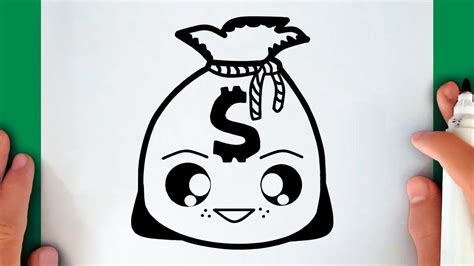 Como Dibujar Bolsa De Compras Facil Easy Drawings Dibujos Faciles