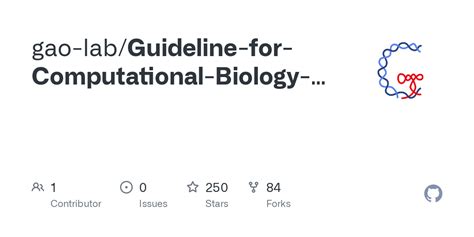 guideline for computational biology and bioinformatics pdf latex basic pdf at master · gao lab