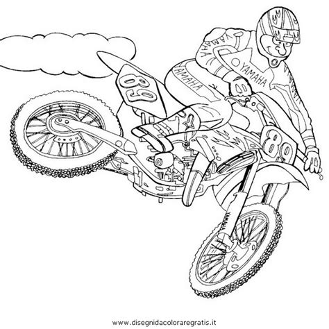 Disegno Motocross 8 Categoria Mezzi Trasporto Da Colorare
