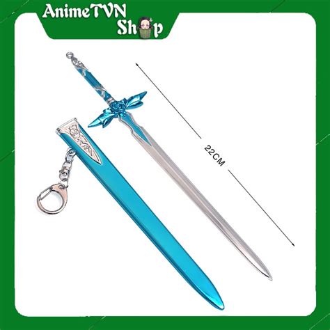 Mua Móc khóa mô hình Kiếm Kim loại titan ko gỉ mô hình Kiếm Anime Manga