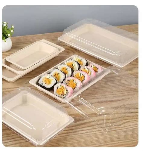 Degradable Biodegradable Bagasse Pulp Fast Food Sugarcane Disposable