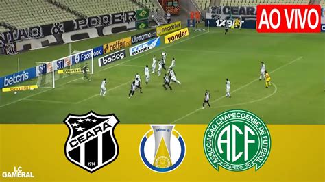 CEARÁ X CHAPECOENSE AO VIVO IMAGENS ASSISTA AGORA CAMPEONATO