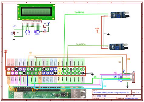 Iot Based Smart Parking System Using Raspberry Pi Hackster Io