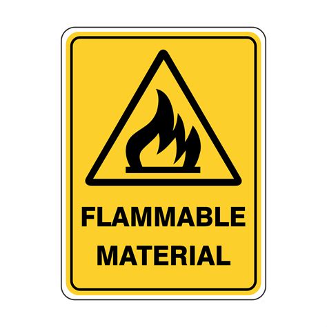 Flammable Material Buy Now Discount Safety Signs Australia