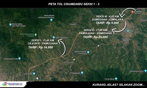 Peta Dan Rute Tol Cisumdawu Terbaru Dari Seksi 1 Sampai 6 Lengkap