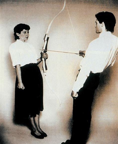 Marina Abramovic And Ulay Rest Energy Body Art 1980 Montevideo Marina