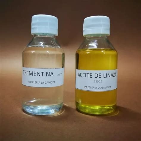 Aceite De Linaza Y Trementina Para Trabajar Al Óleo 120c c 23 000 en