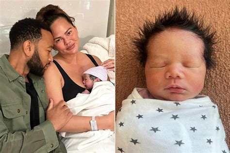 Chrissy Teigen Shares First Photo Of Baby No 4 Son Wren