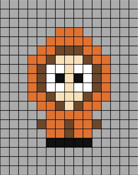 Kenny McCormick Small Pixel Art En 2023 Dibujos En Cuadricula