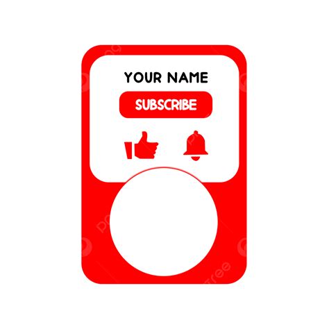 Youtube Subscribe Like And Bell Button With Logo Subscribe Like And