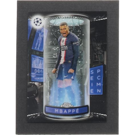 Kylian Mbappe 2022 23 Topps Chrome UEFA Club Competitions Specimens S9