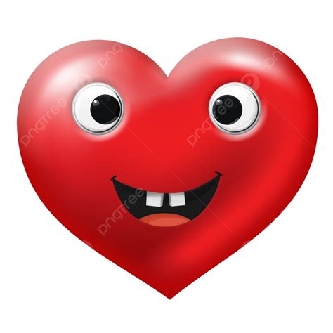 Heart Emoji Transperent Background Emoji Heart Valentine S Day PNG
