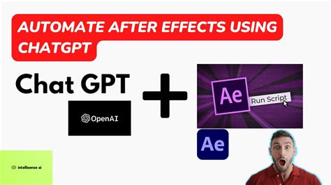 automating editing with chatgpt creating after effects scripts youtube