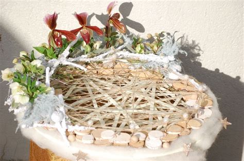 Composition décorative Noël 2016 réalisée en démonstration par un
