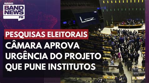Câmara aprova urgência do projeto que pune institutos de pesquisas