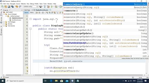 display records from mysql in java youtube