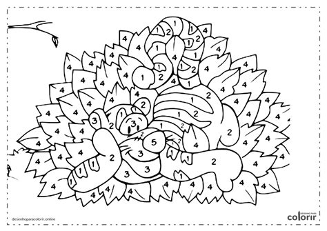 Desenhos de Números para colorir