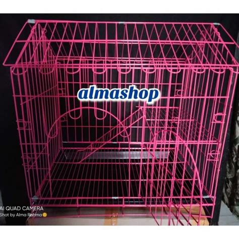 Promo Kandang Kucing Model Atap Rumah P 60 Cm L 45 Cm T 65 Cm Diskon