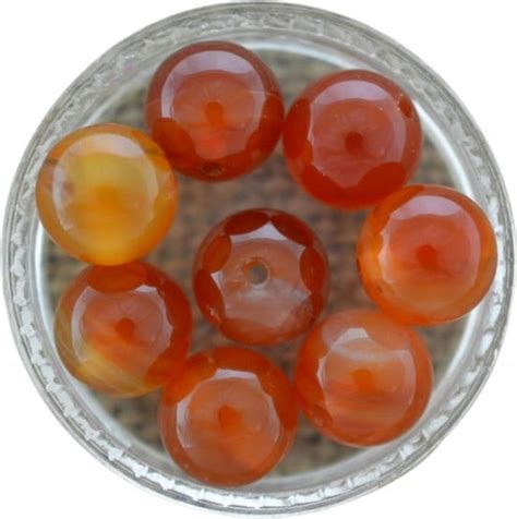 Kamień Naturalny Koralik Agat 8Mm Bursztynowy 2szt 240216 Ceny i