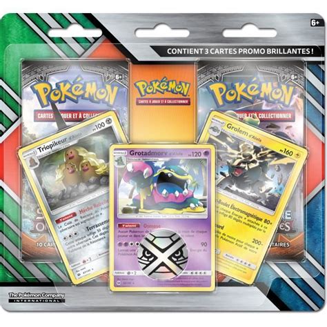 POKEMON Soleil Et Lune Pack 2 Boosters 3 Cartes Promo Cdiscount
