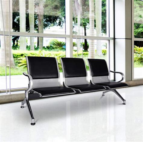 3 Link Heavy Duty Padded Bench Pogo Furniture