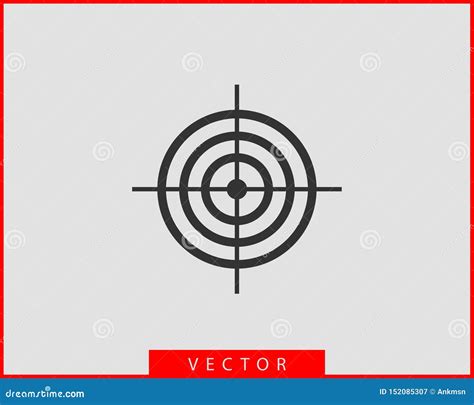 Vetor do cone do alvo ilustração do vetor Ilustração de seta 152085307