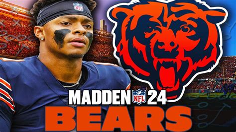 Rebuilding The Chicago Bears In Madden 24 Justin Fields Goes Crazy