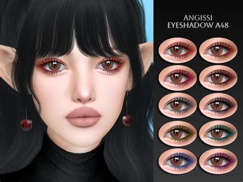 ANGISSI S Eyeshadow A48 Sims 4 Cc Eyes Sims 4 Cc Makeup Sims 4 Tattoos
