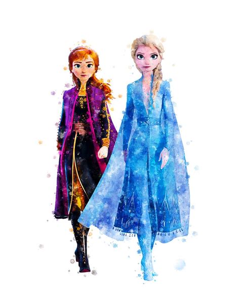 Elsa And Anna Printables