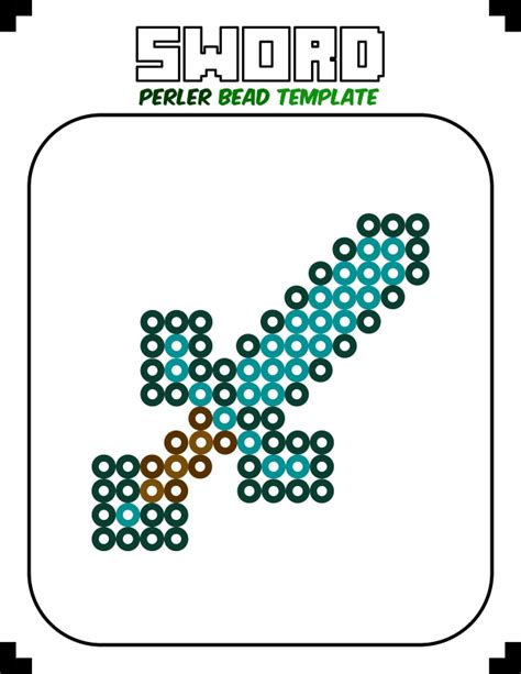 Easy Minecraft Perler Bead Patterns The Activity Mom
