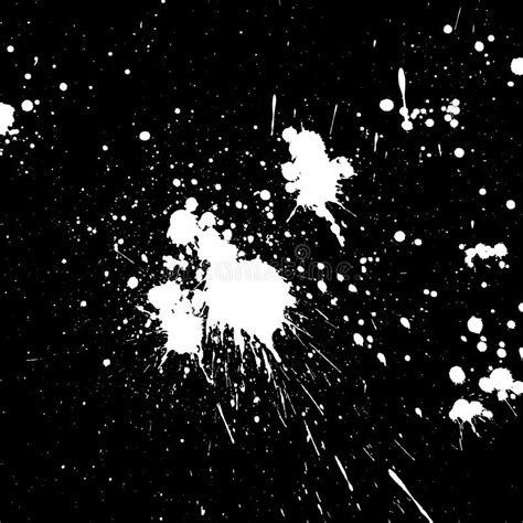 Vector Ink Paint Splatter Texture Stock Vector Illustration Of