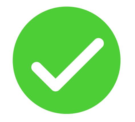 HD Flat Green Tick Icon PNG Citypng