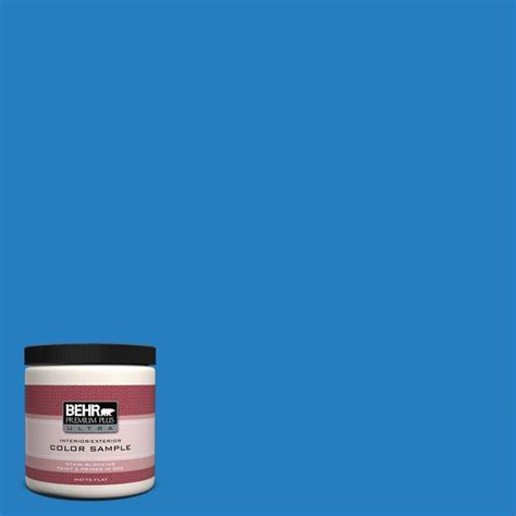 BEHR Premium Plus Ultra 8 Oz P510 6 Brilliant Blue Interior Exterior