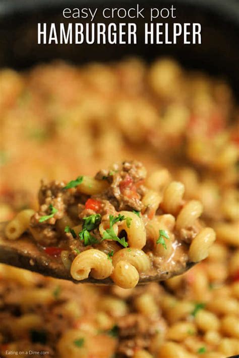 Crock Pot Hamburger Helper Homemade Hamburger Helper
